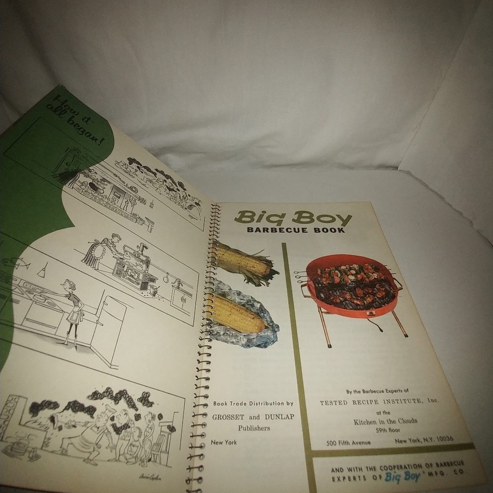 Big Boy Barbecue Book 1967 Vintage Gc - Gem